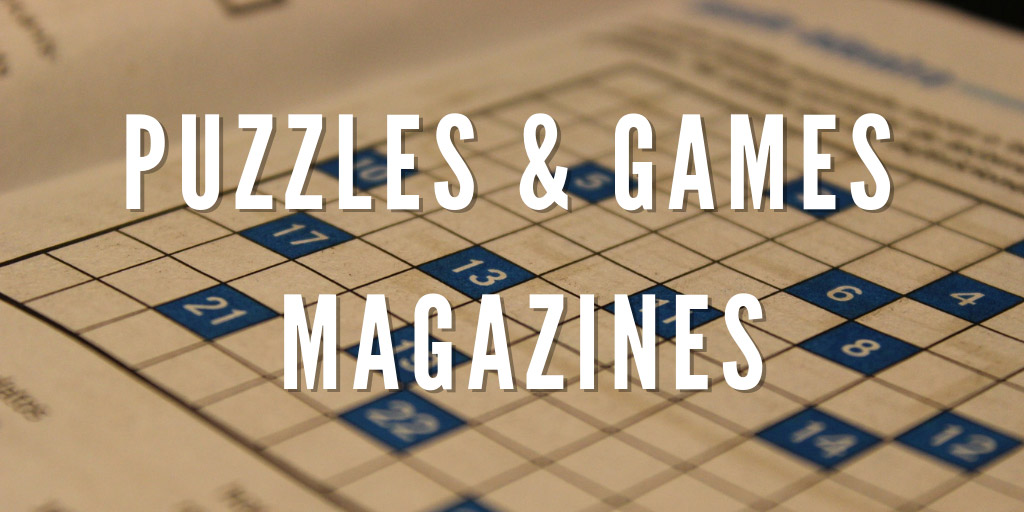 Top 10 Puzzles & Games Magazines - Easy & Fun Variety Puzzles, Famous ...